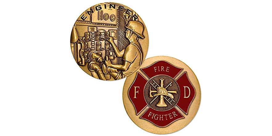 Fire Department Engineer Challenge Coin