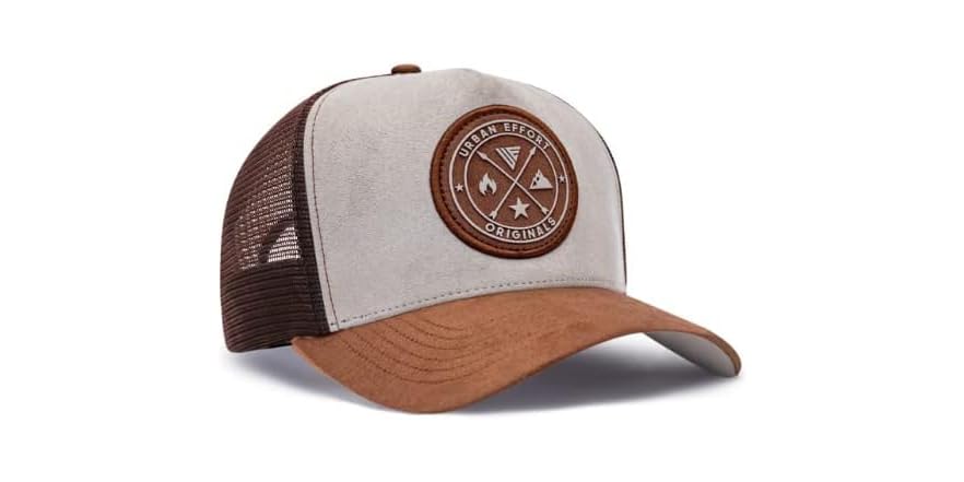 Urban Effort ORIG-BROWN/GRAY Urban Effort Mesh Back Cap - F