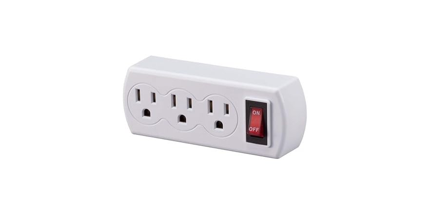 3 Plug Outlet - 4 Pack