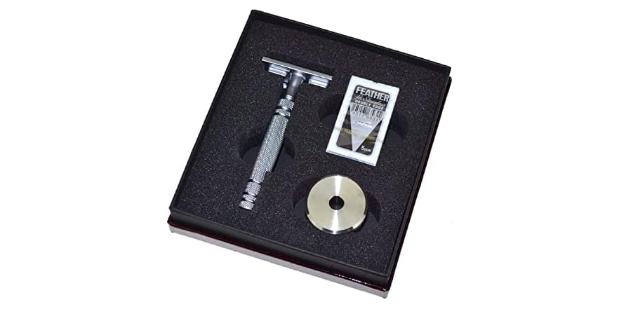 Stainless Steel Double Edge Razor Set
