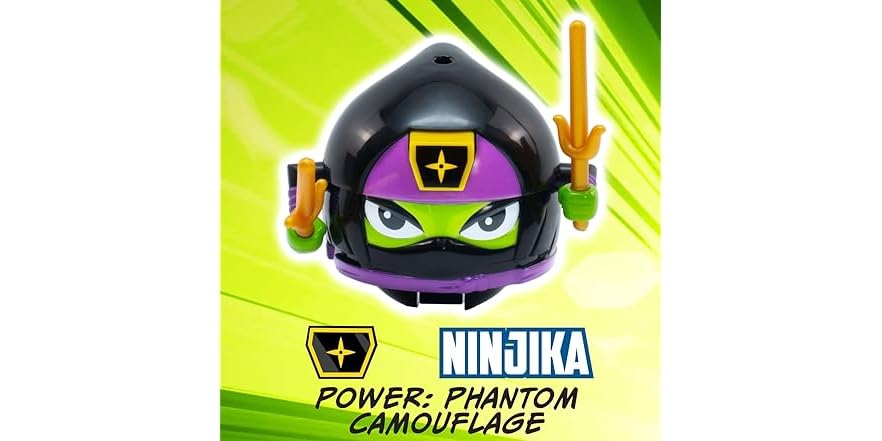 Toy Ninja, Rolling Colorful Ball Character
