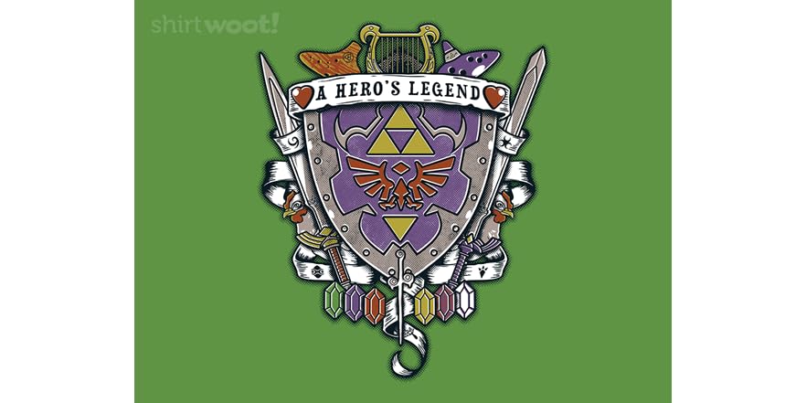 A Hero's Legend Crest