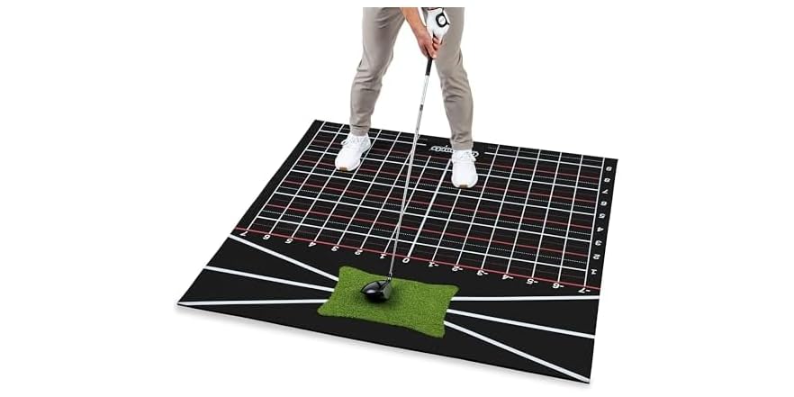 GoSports 5x5 Golf Hitting Mat Fix Slices Hooks