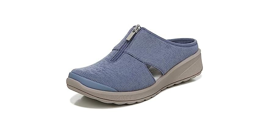 Bzees Women's Gabby Zip & Slip Clog