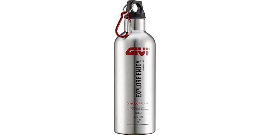 Givi Stainless-Steel Thermal Flask, 500ml