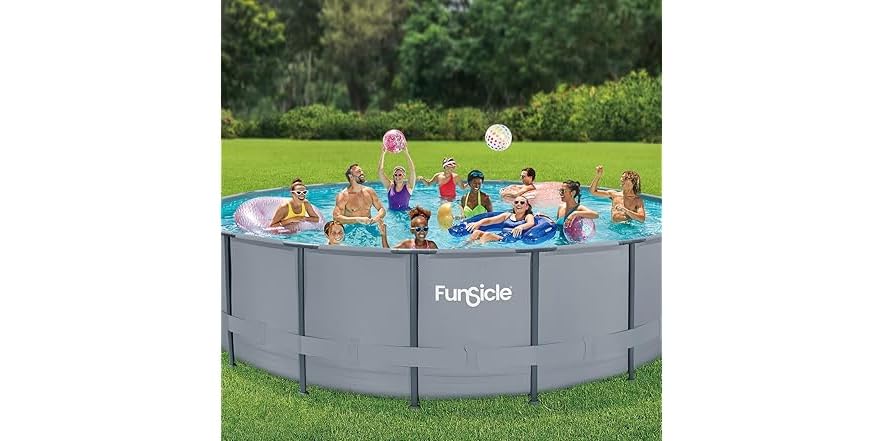 Funsicle 22ft x 52in Round Oasis Above Ground Pool