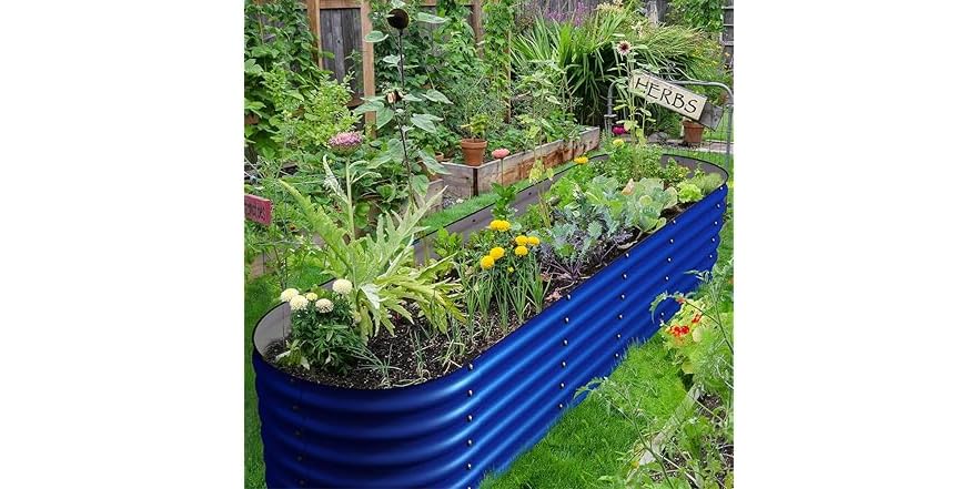 Olle 17" Tall 12-in-1 Garden Bed Kit (Open Box)