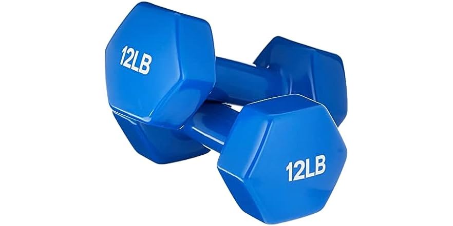Amazon Basics Vinyl Hexagon Workout Dumb