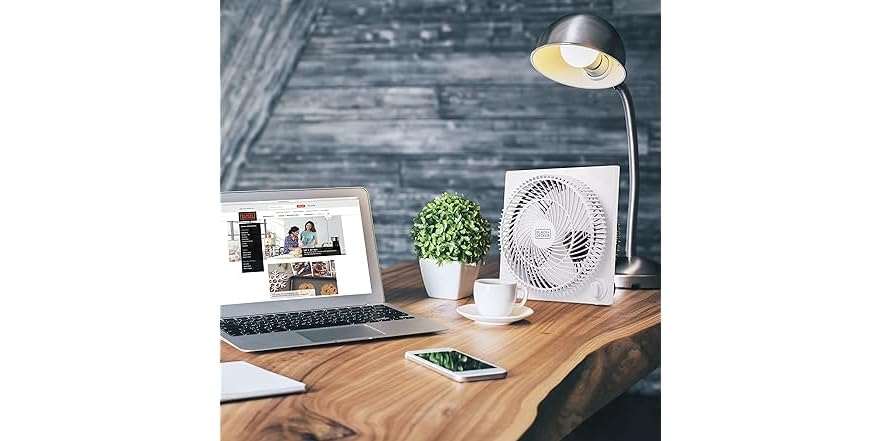 BLACK+DECKER Portable 9 Inch Box Fan