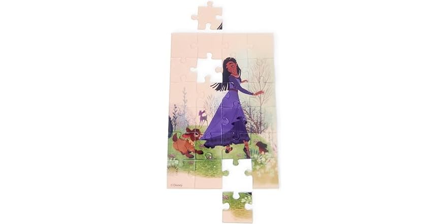 Disney Wish Puzzle Lantern, 3 24-Piece Puzzles