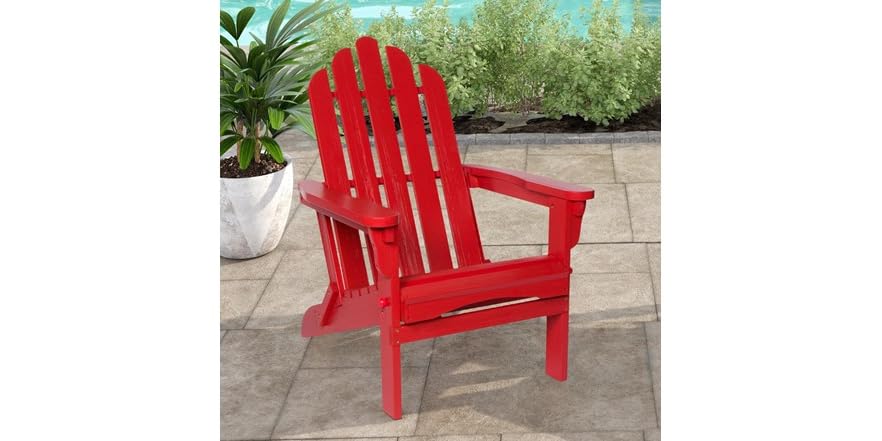 Shine Company Marina II Folding Adirondack Chair