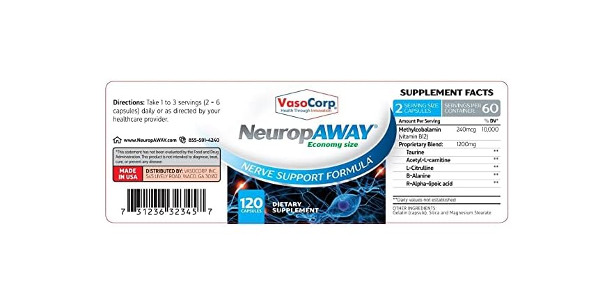 VasoCorp NeuropAWAY Neurop Pain Relief