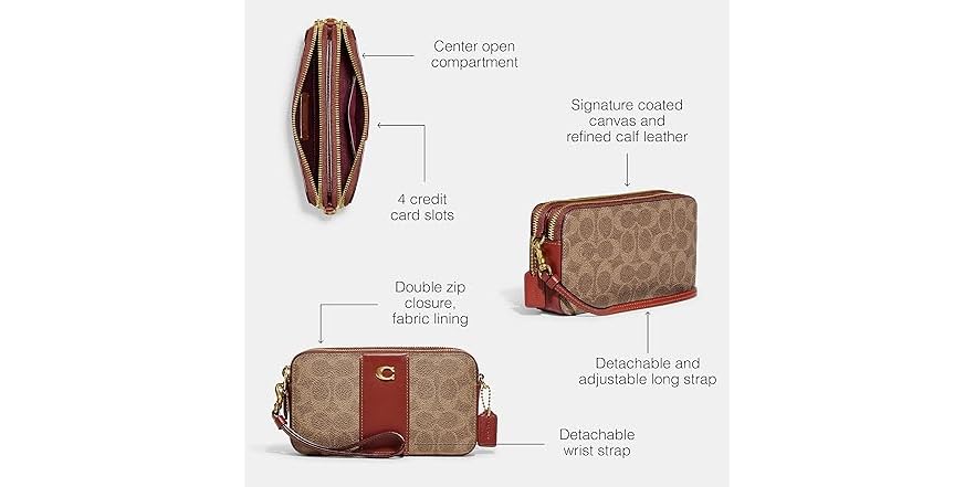 Coach Color-Block Kira Crossbody