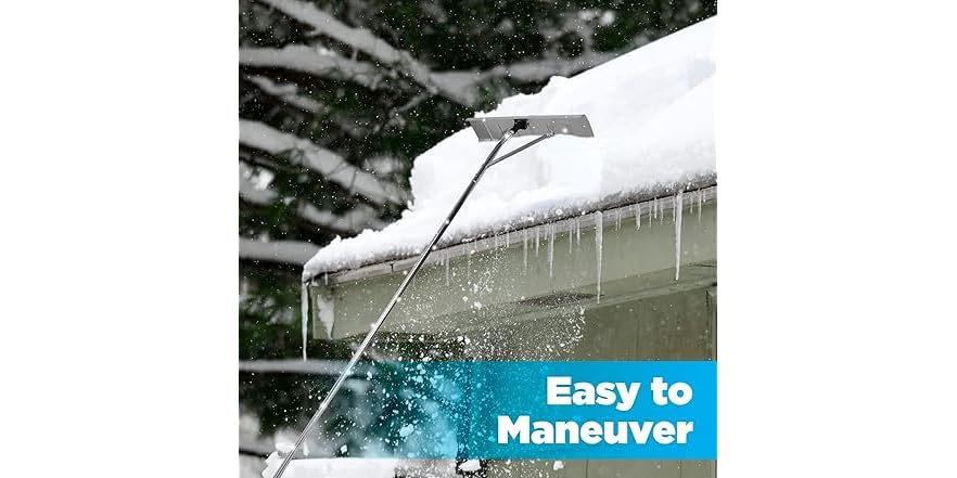 Gardenised Quickway Snow Rake Shovel