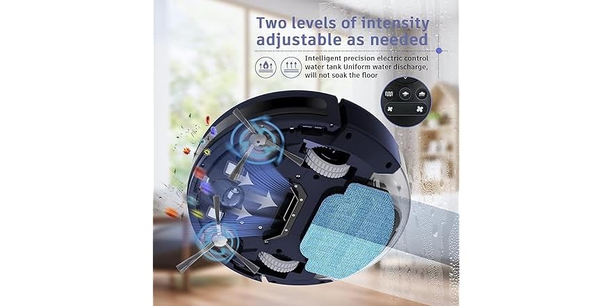 Robot Vacuum and Mop, Robotic Vacuum Cleaner