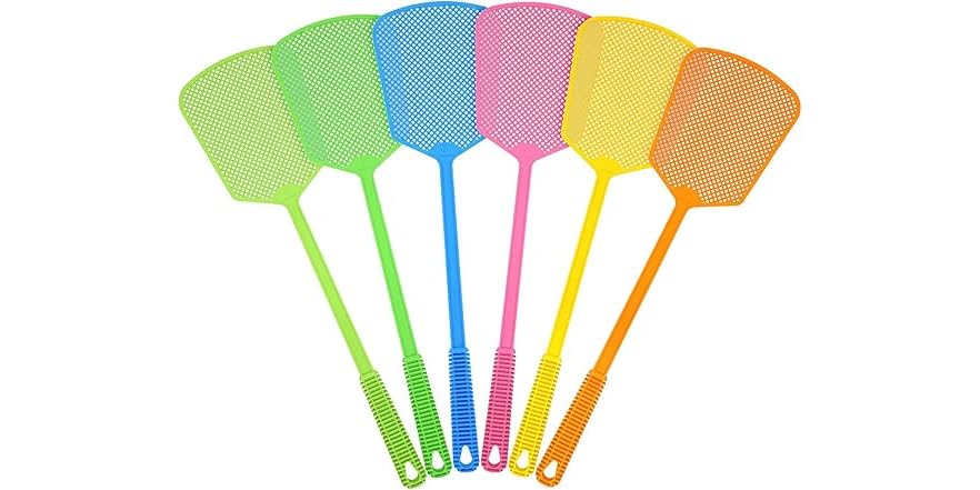 Kensizer 6-Pack Plastic Fly Swatters