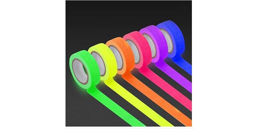 Fluorescent Neon Pink Gaffer Tape 3 Pack