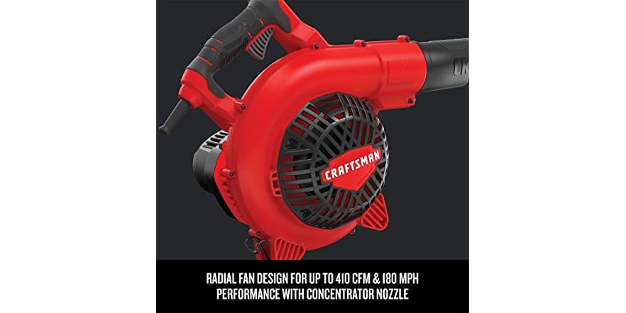 CRAFTSMAN Leaf Blower, 12-Amp
