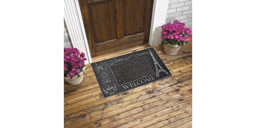 J&V TEXTILES Paris Door Mat