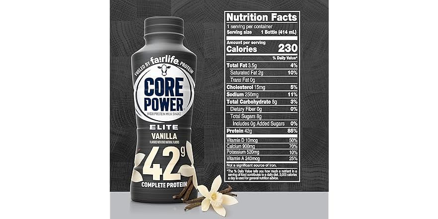 Core Power Elite High Protein Shake Vanilla