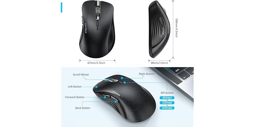 Rapique Wireless Computer Mouse