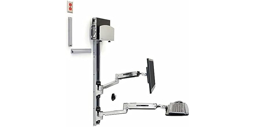 Ergotron Wall Mount Track for CPU