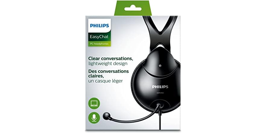 Philips Over-Ear Headset with Microphone