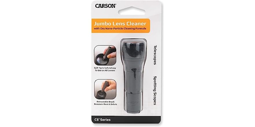 Carson C6 Series Reusable Jumbo Lens Cleaner