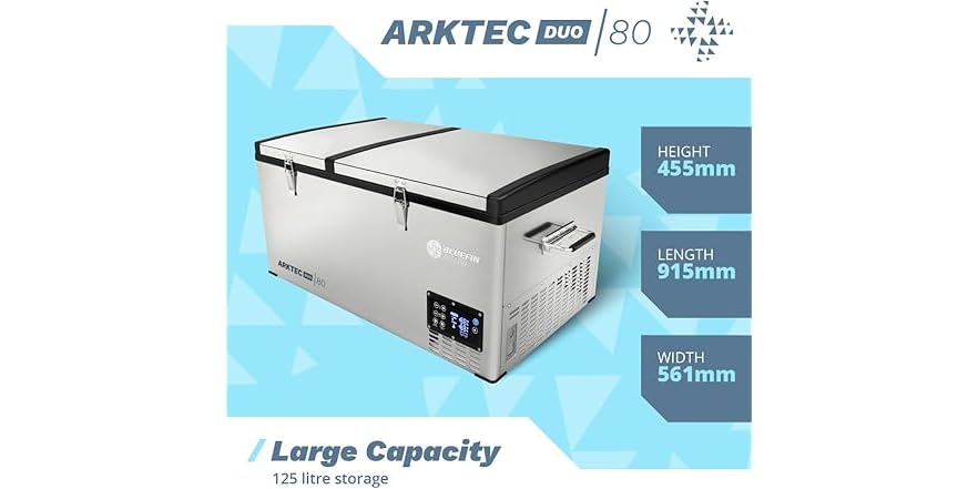 Bluefin Arktec Duo 80L Travel Fridge
