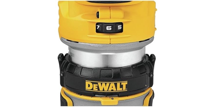 DEWALT DCW600B DEWALT 20V Max XR Cordless Router, Brus yello