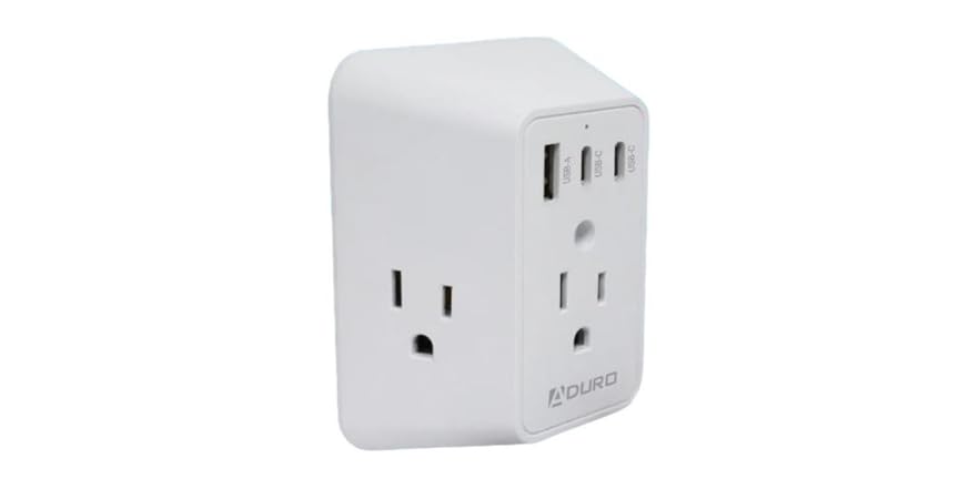 Aduro Surge Trio Multi Charging Station Surge Protector