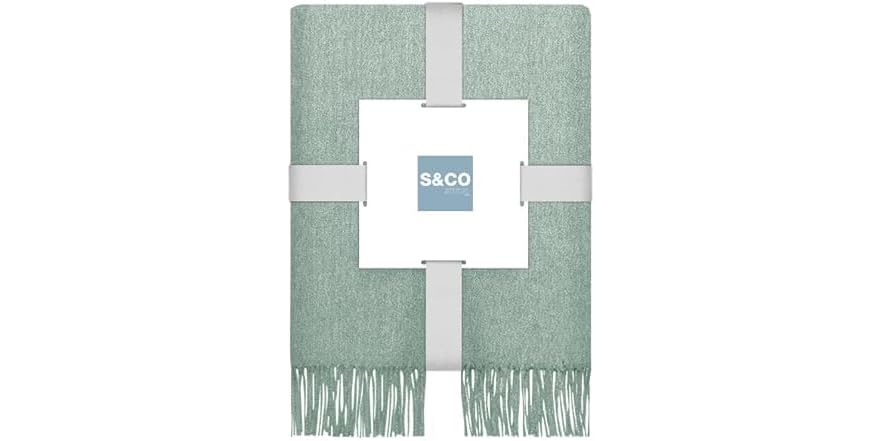 Safdie & Co. Faux Cashmere Throw Blanket