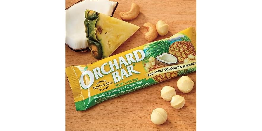 32ct Orchard Bars - Pineapple, Coconut & Macadamia