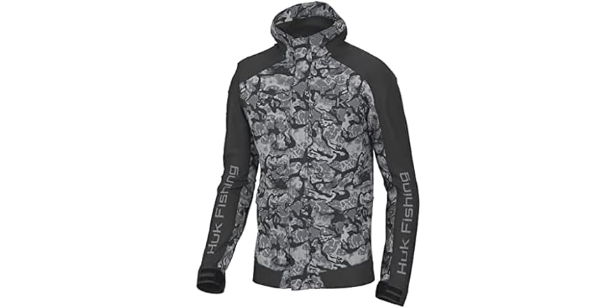 HUK Men's Wind/Waterproof Fishing Jacket