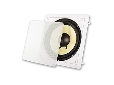 Flush Mount Passive Subwoofer in Wall 10" Speaker