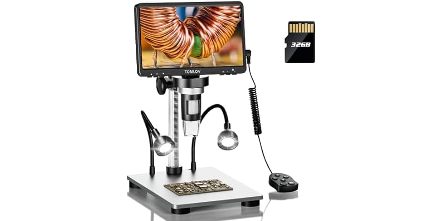 TOMLOV DM9 7" LCD Digital Microscope