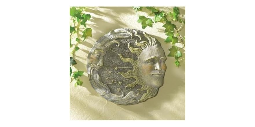 Celestial Wall Plaque Outdoor Yard Art