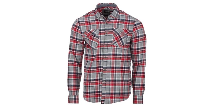 Canada Weather Gear Men's Unlined Flannel