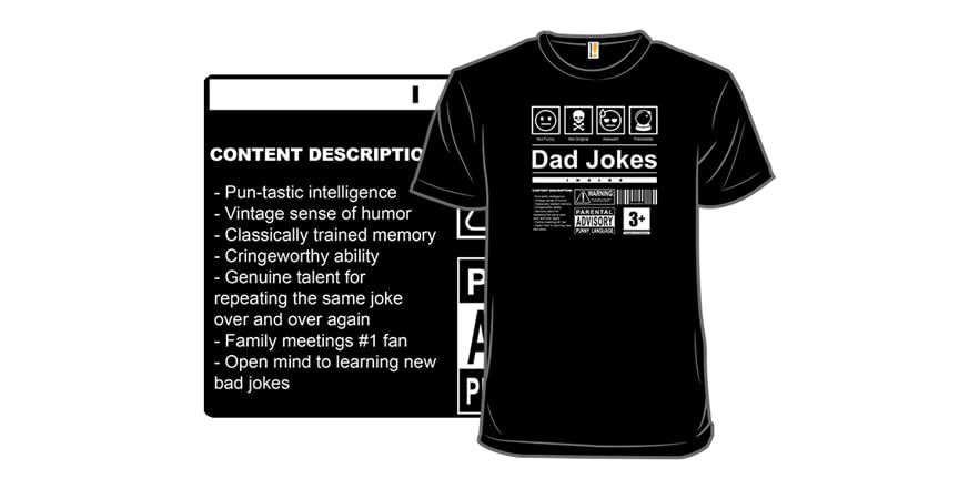 Dad Jokes Label