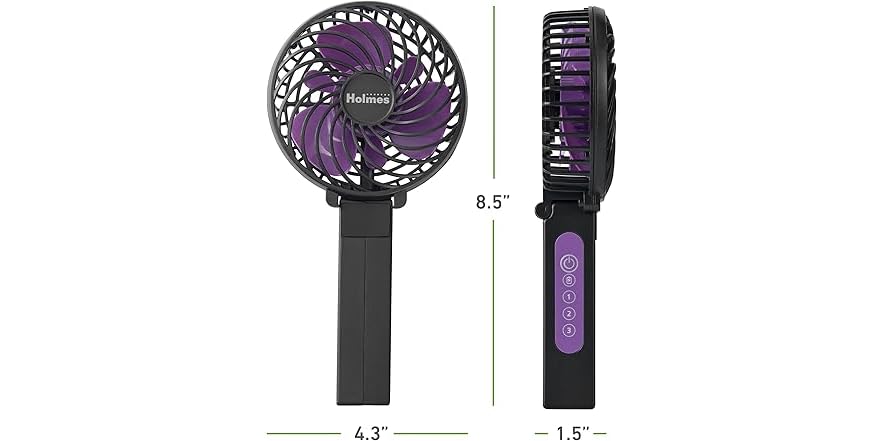 HOLMES 4" Portable Handheld Fan