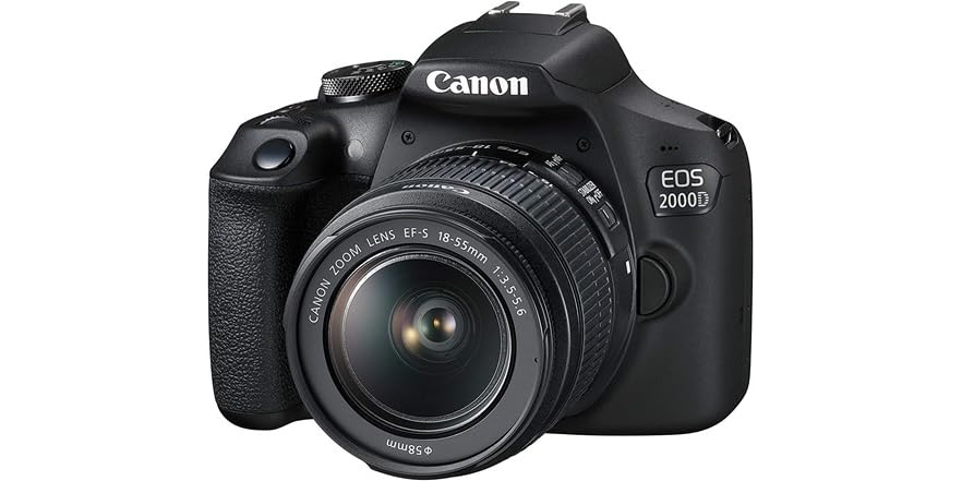 Canon EOS 2000D (Rebel T7) DSLR Camera