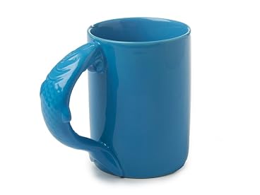 Blue Fish Handle Mug