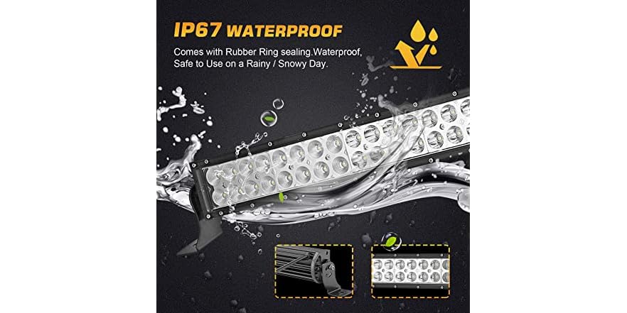 XJMOTO XJMOTO 50'' 288W Offroad Curved LED Li