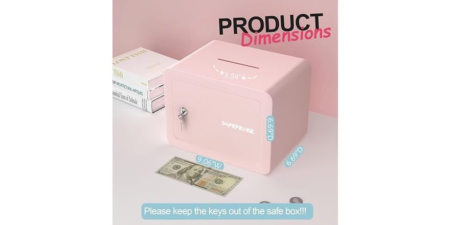 Small Money Safe with Drop Slot
