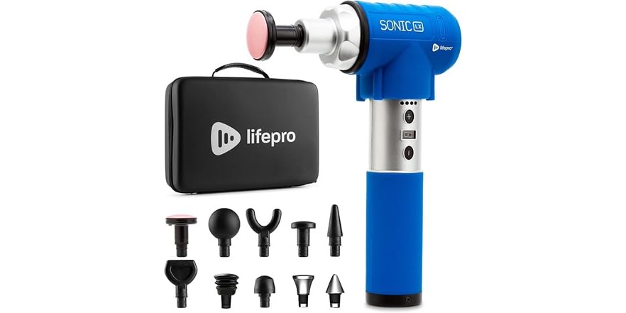 LifePro Sonic LX Professional Massager Gun Heated
