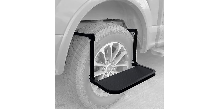 Folding Heavy Duty Tire Steps for Truck, SUV, RV
