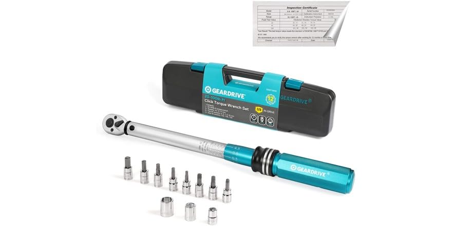 GearDrive Click Torque Wrench Sets