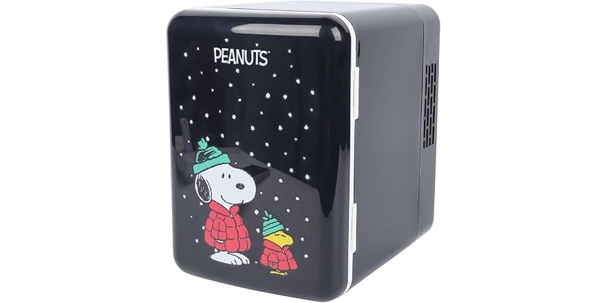 Peanuts - Mini Fridge (6 Cans, Snoopy Puffer)