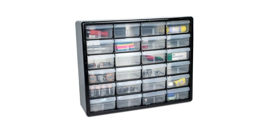 Akro-Mils 24-Drawer Storage Cabinets (2-Pack)