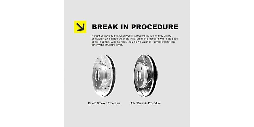 Hart Front Rear Brakes and Rotors Kit